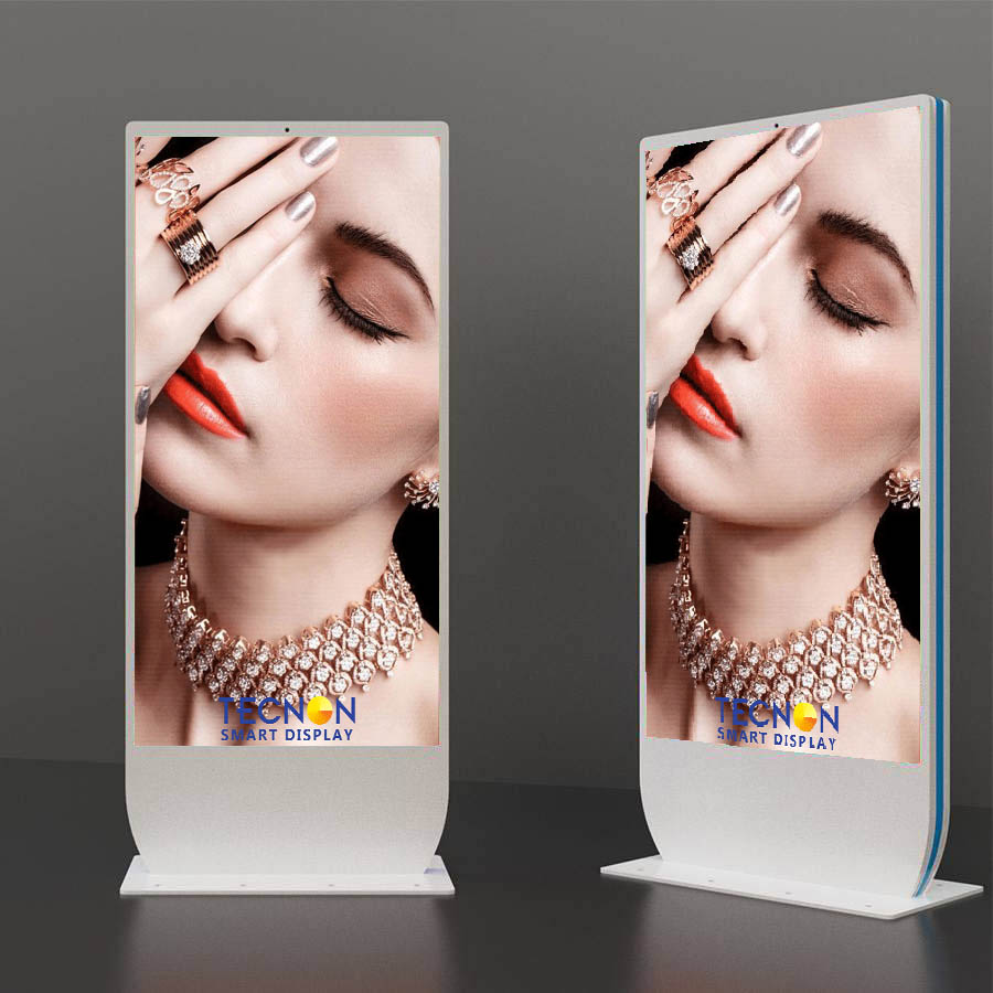 TL256-106 Inch Single Sided Floor Standing LED Totem - Tecnon Smart ...