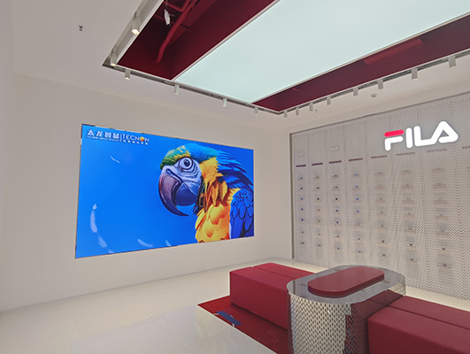 Indoor Small-Pitch LED Screens in Fila Store, Guangzhou