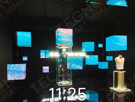 Commercial led display screens for LILANZ Men's Clothing Store